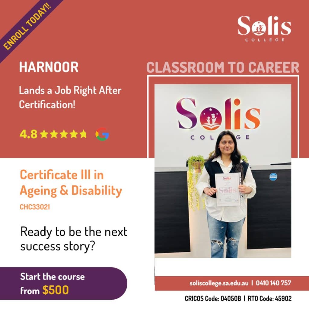 Certificate III in Individual Support | Ageing & Disability