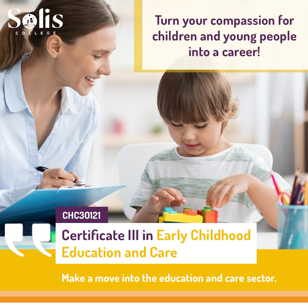 CHC30121 - Cert III in Early Childhood Education and Care